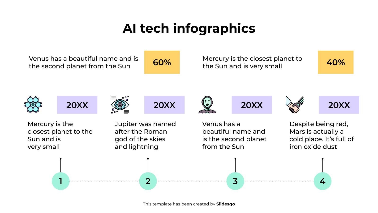 AI Tech Infographics Template