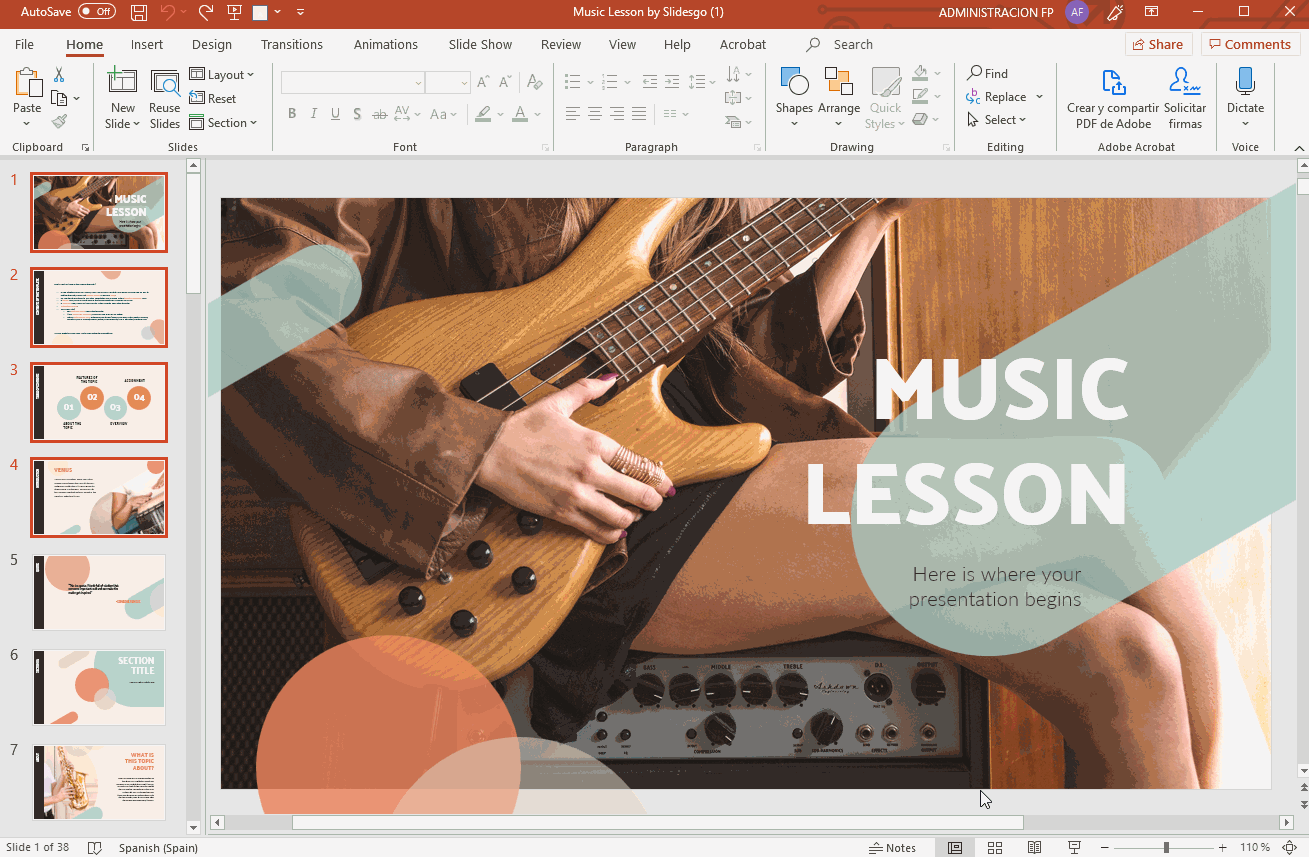 Powerpoint Change Template