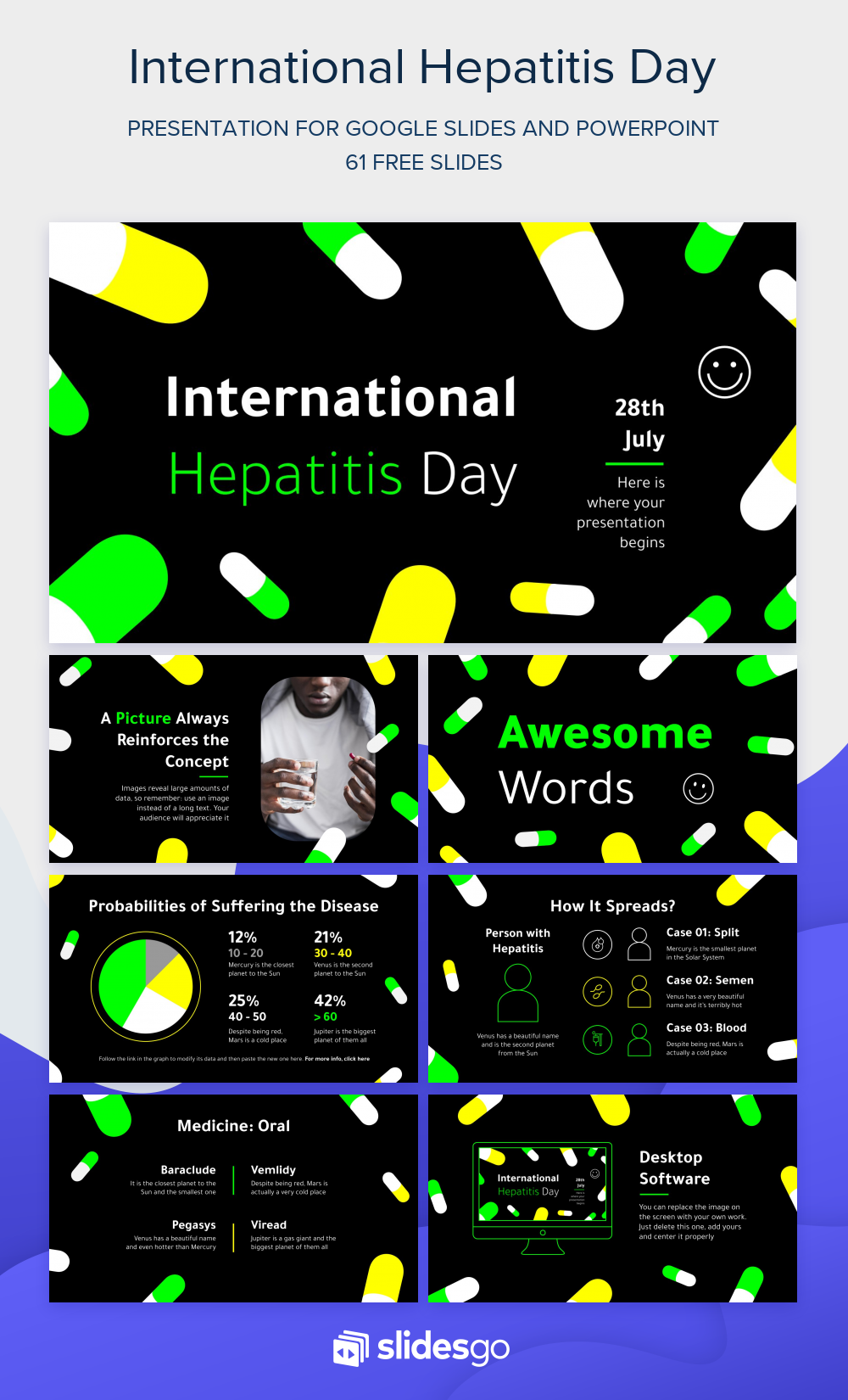 International Hepatitis Day | Google Slides & PPT template
