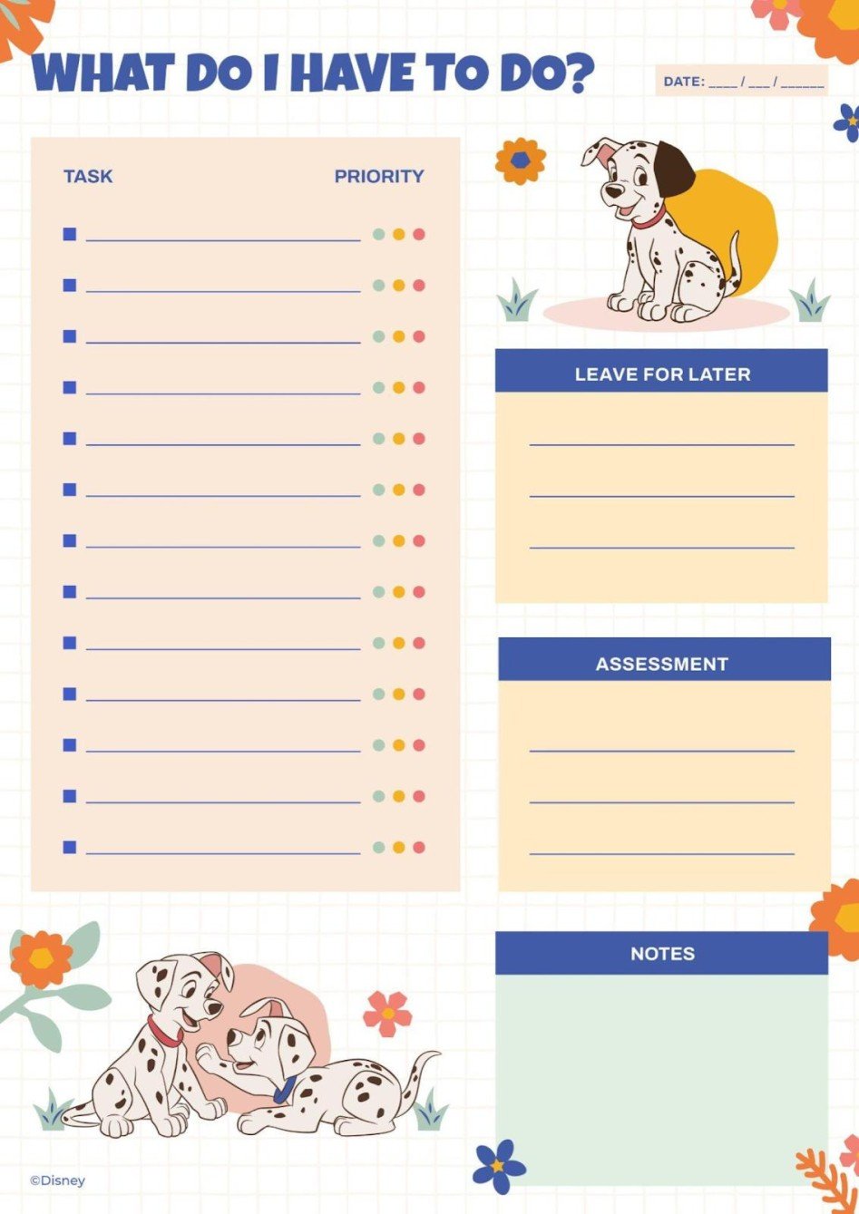 101 Dalmatians List Presentation