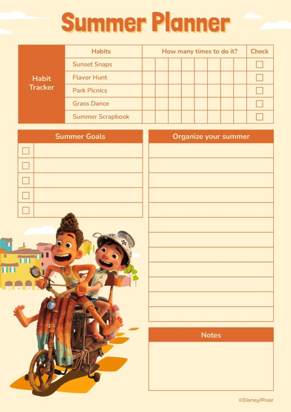 Luca Summer Planner Presentation