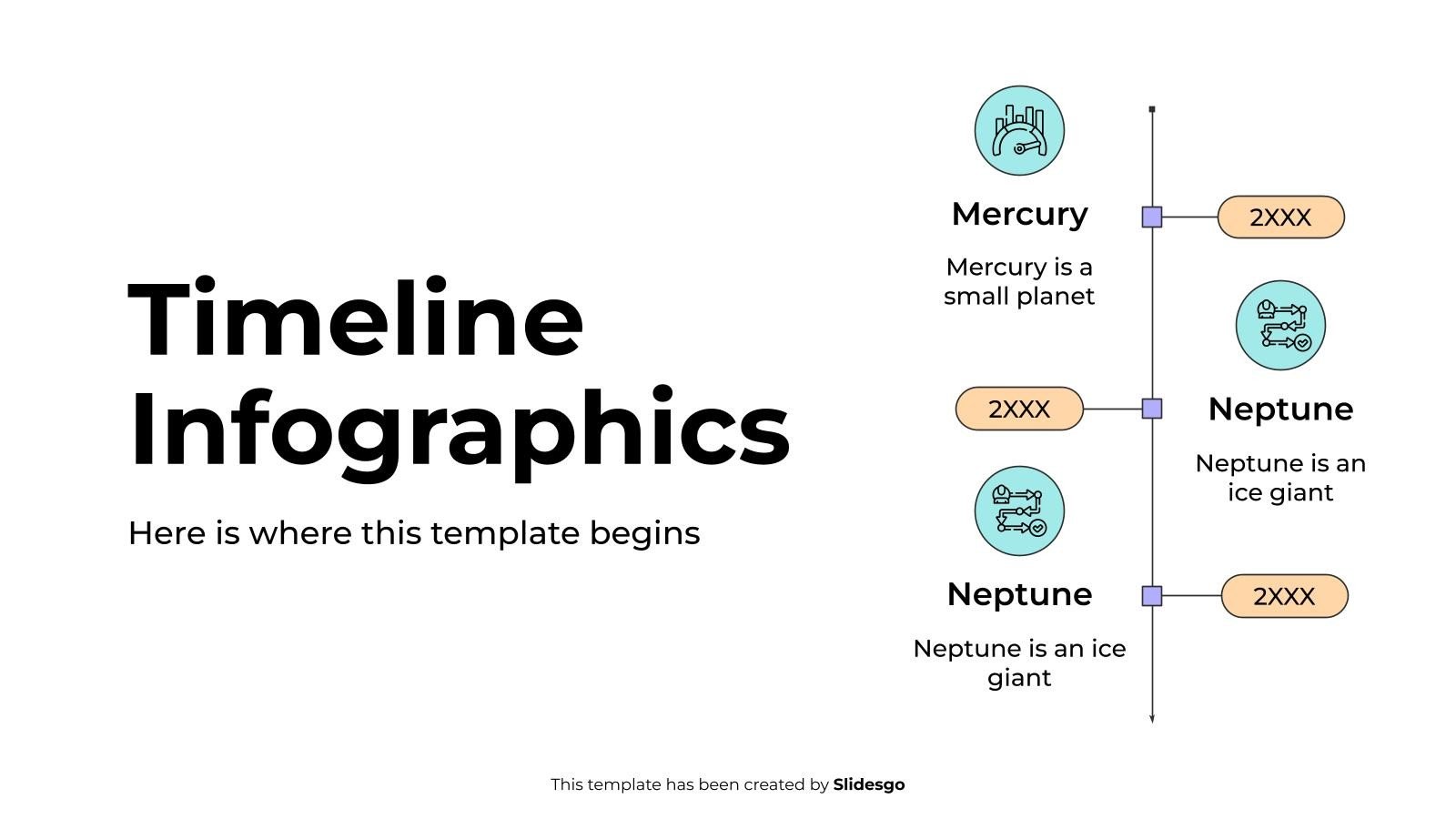 Timeline Infographics Template