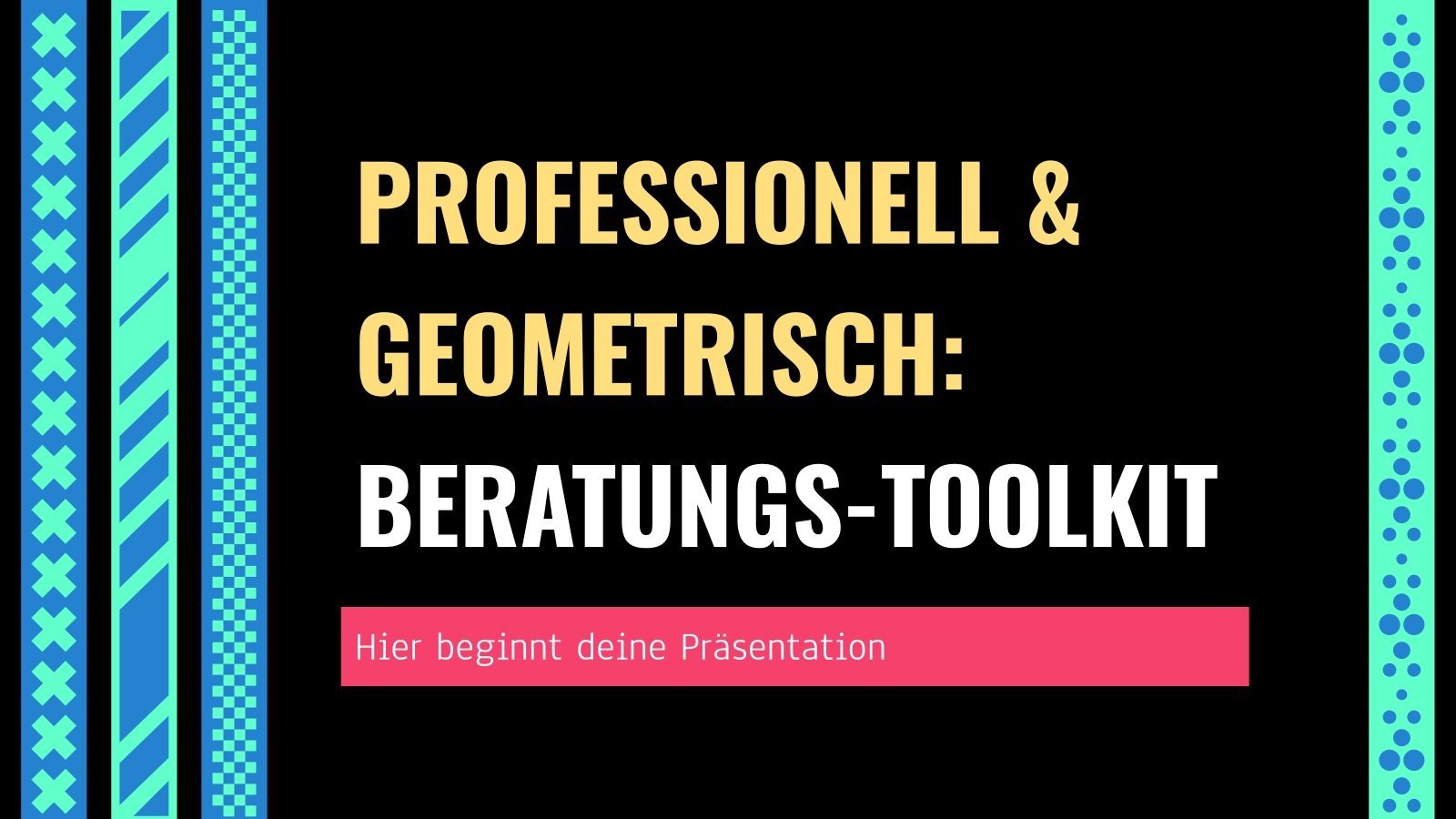 Professional Geometric Consulting Toolkit | Google Slides & PPT
