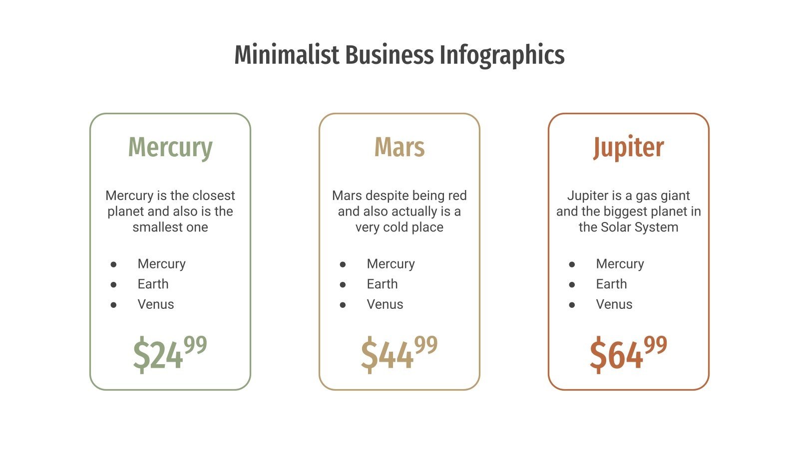 Minimalist Business Infographics | Google Slides & PPT