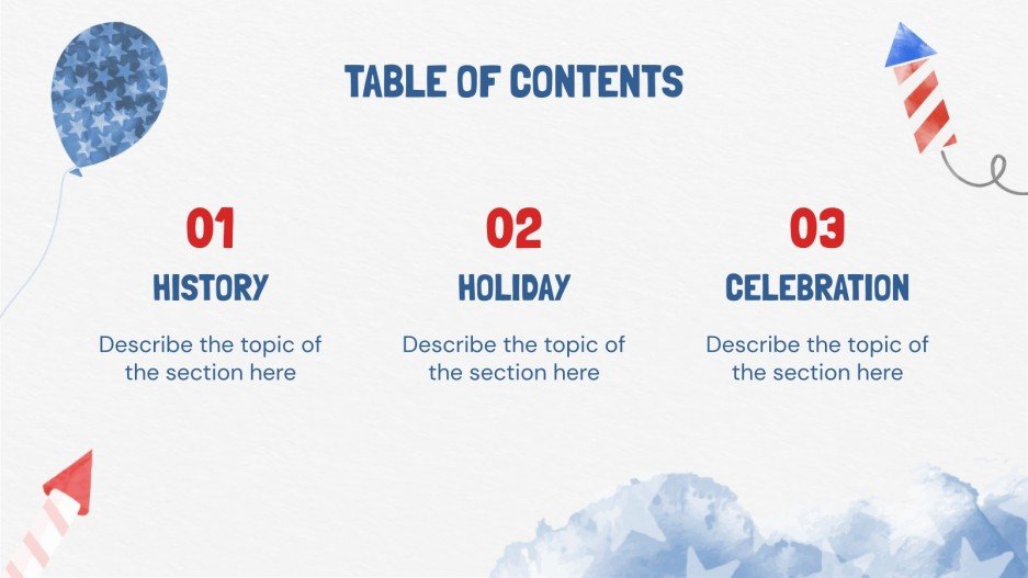 Celebrating 4th of July | Google Slides & PowerPoint Template