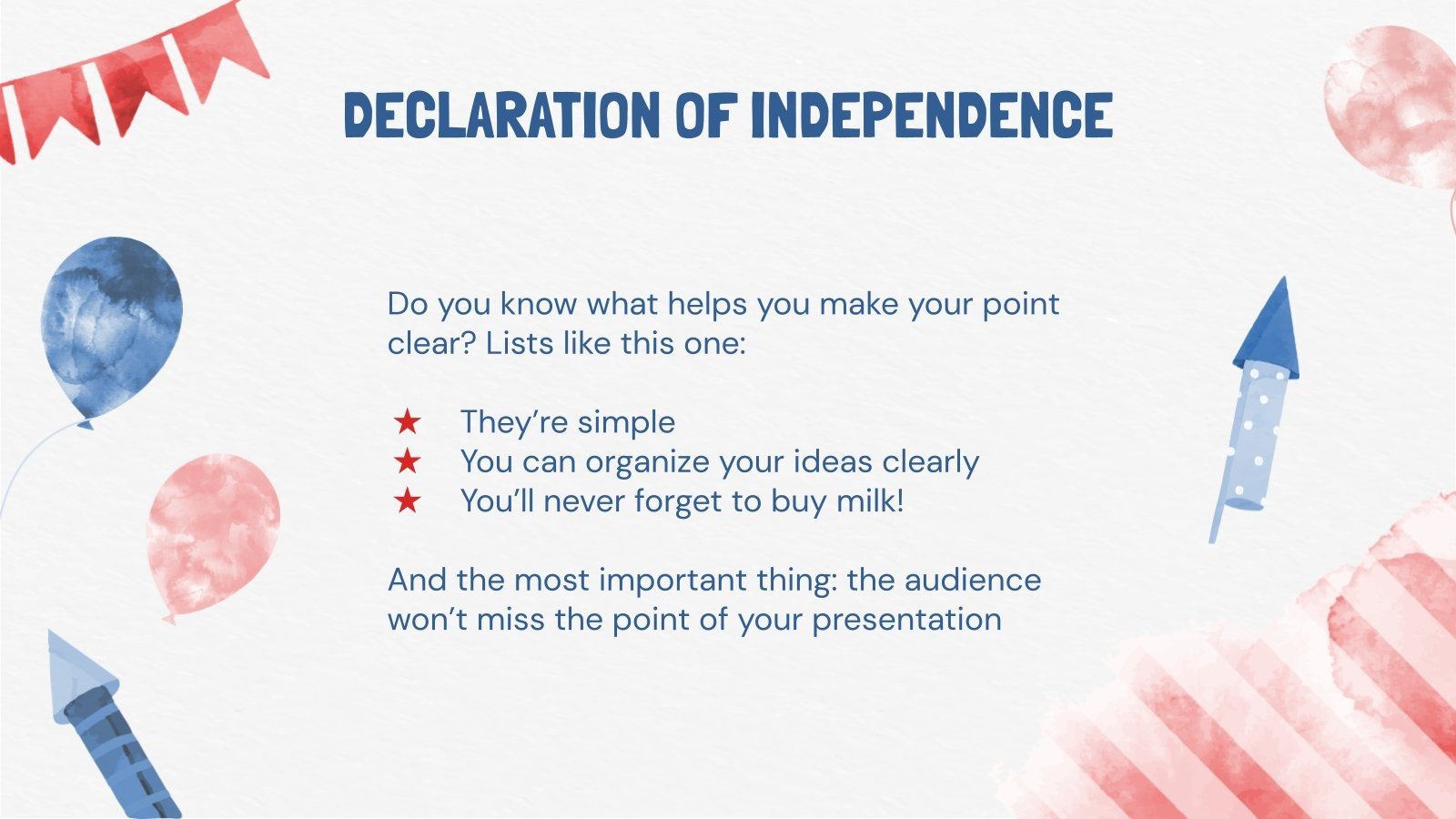 Celebrating 4th of July | Google Slides & PowerPoint Template