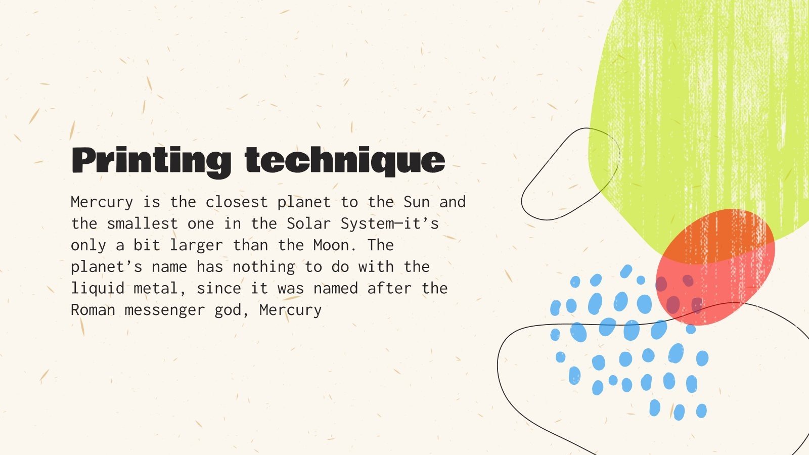 Screen Printing Workshop | Google Slides & PPT template