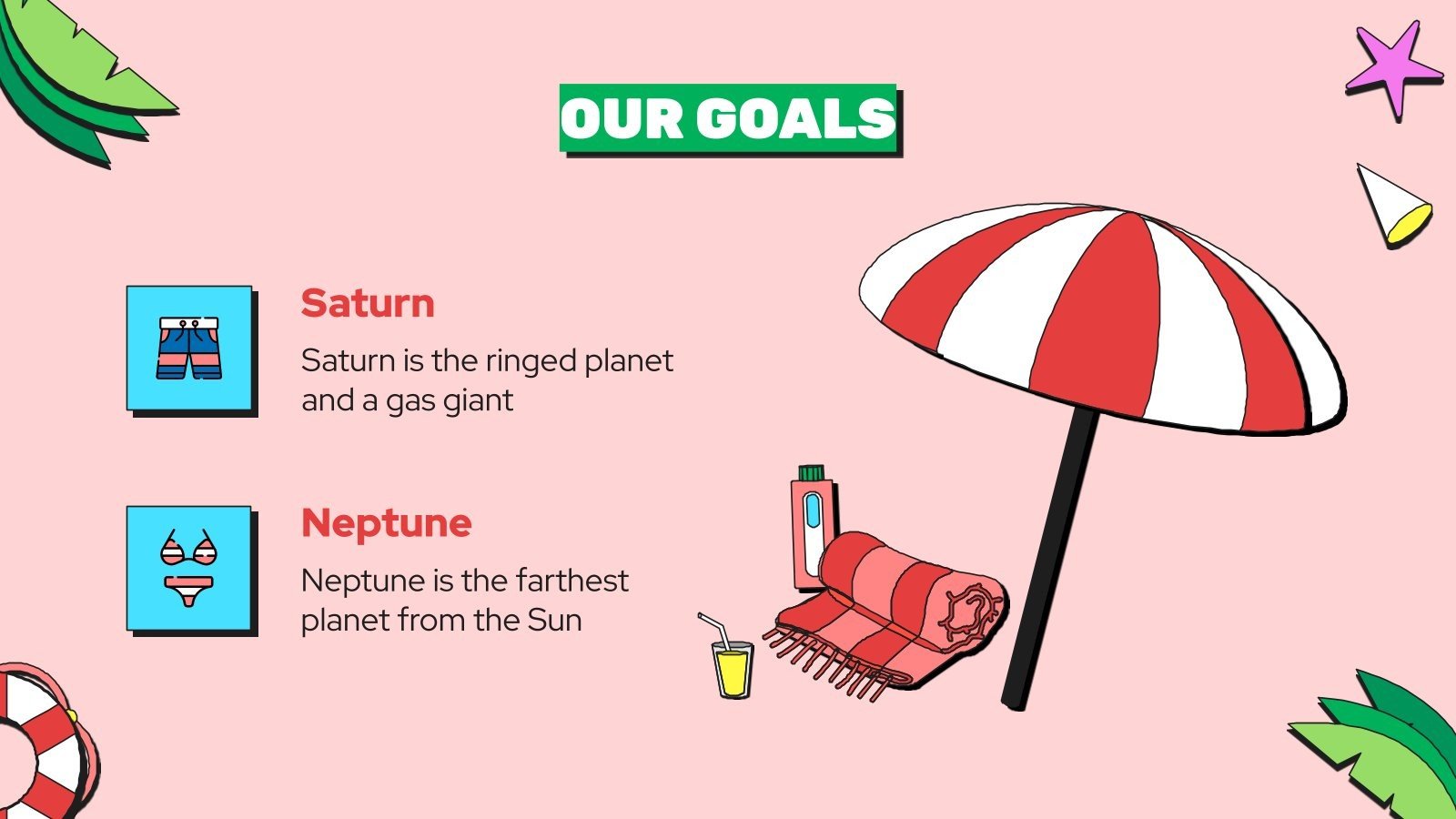 Hello Summer Vibes MK Campaign | Google Slides & PPT Template