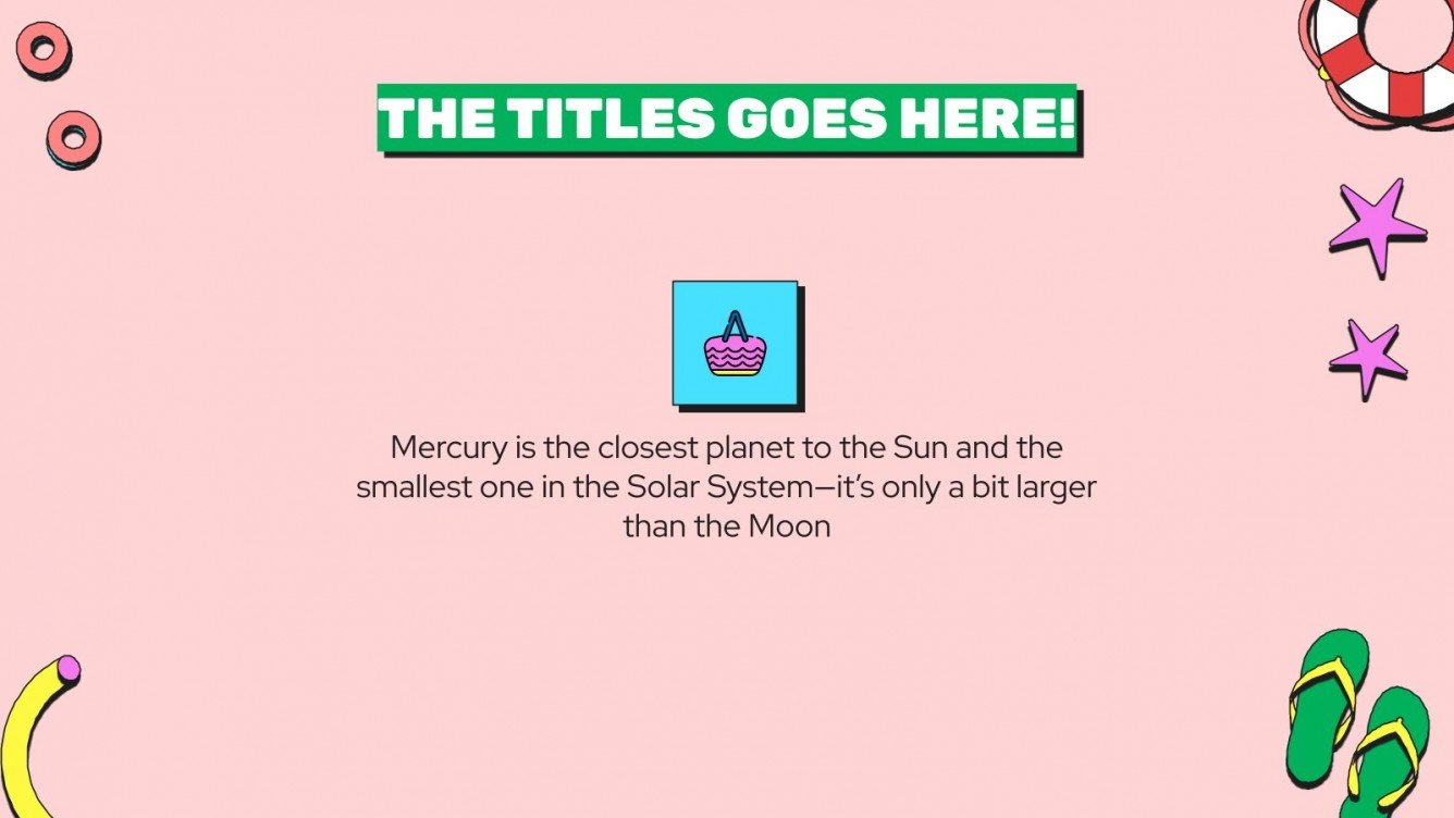 Hello Summer Vibes MK Campaign | Google Slides & PPT Template