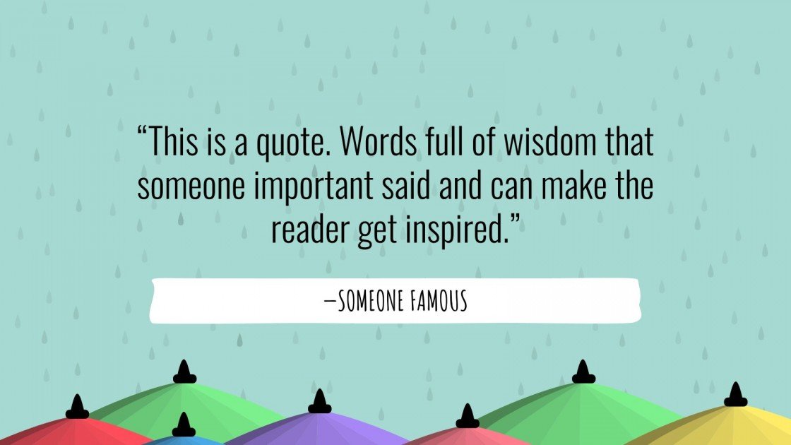 Rain Lesson Minitheme | Google Slides & PPT Theme