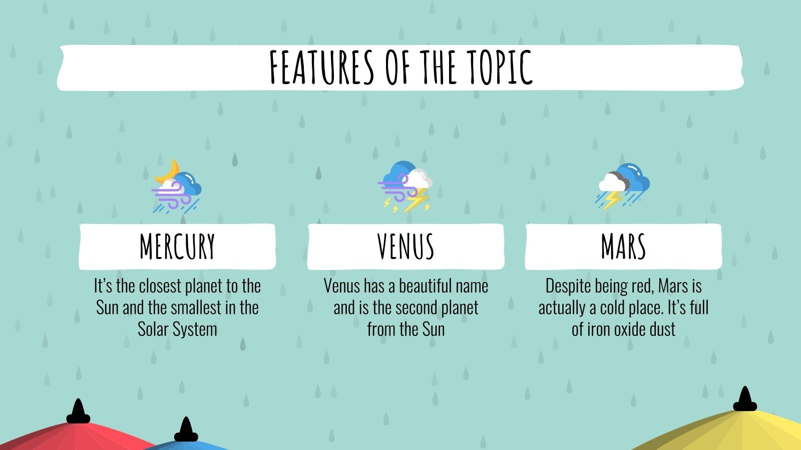 Rain Lesson Minitheme | Google Slides & PPT Theme