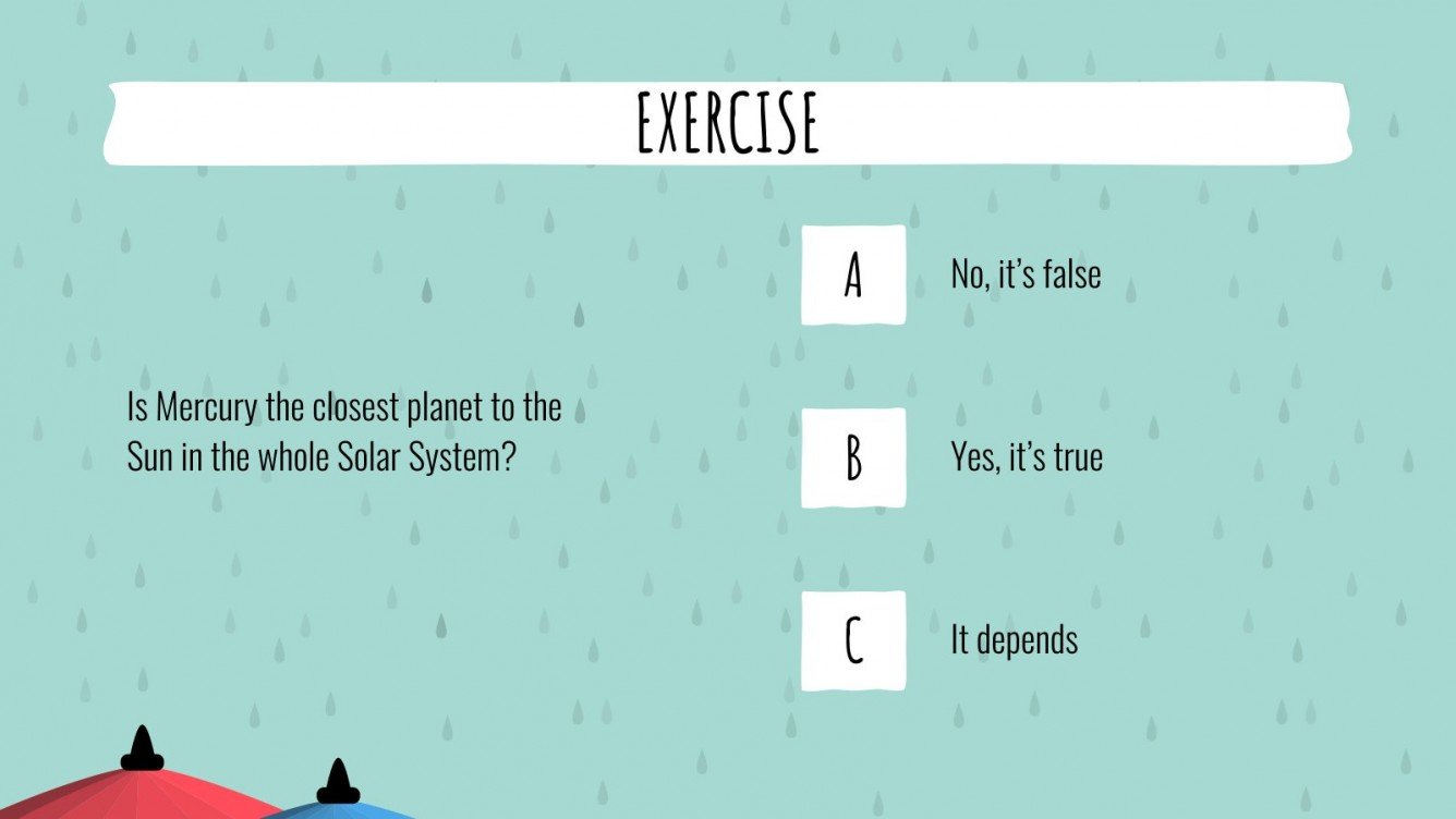 Rain Lesson Minitheme | Google Slides & PPT Theme