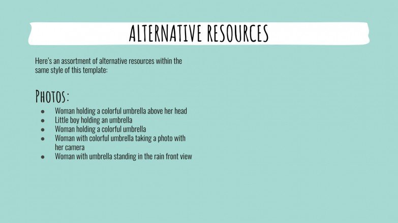 Rain Lesson Minitheme | Google Slides & PPT Theme