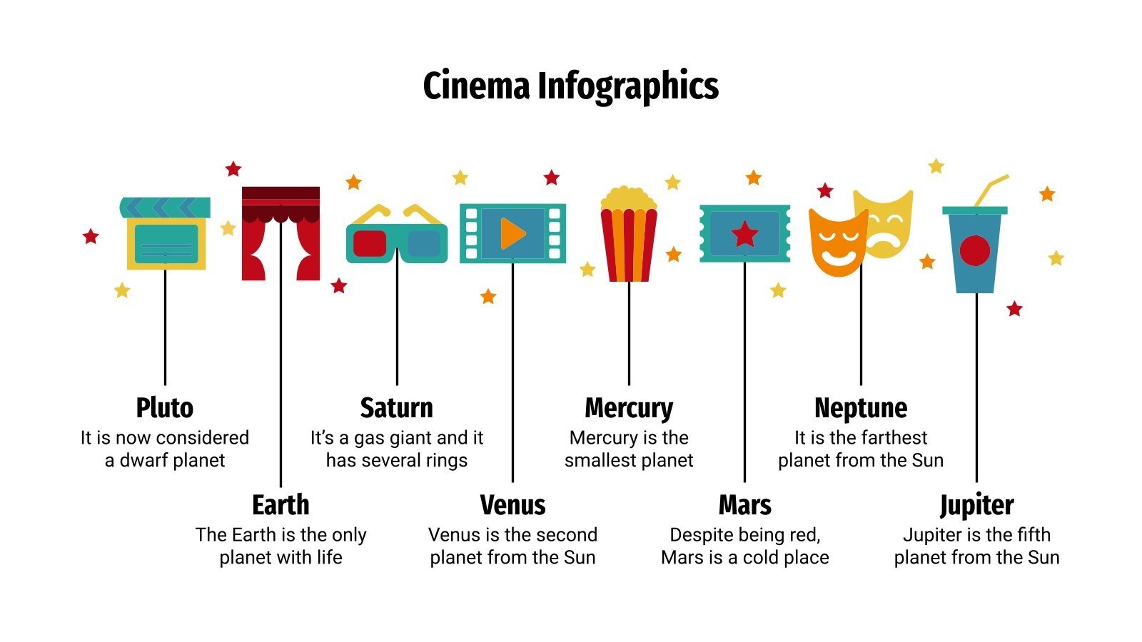 Cinema Infographics | Google Slides & PowerPoint Template