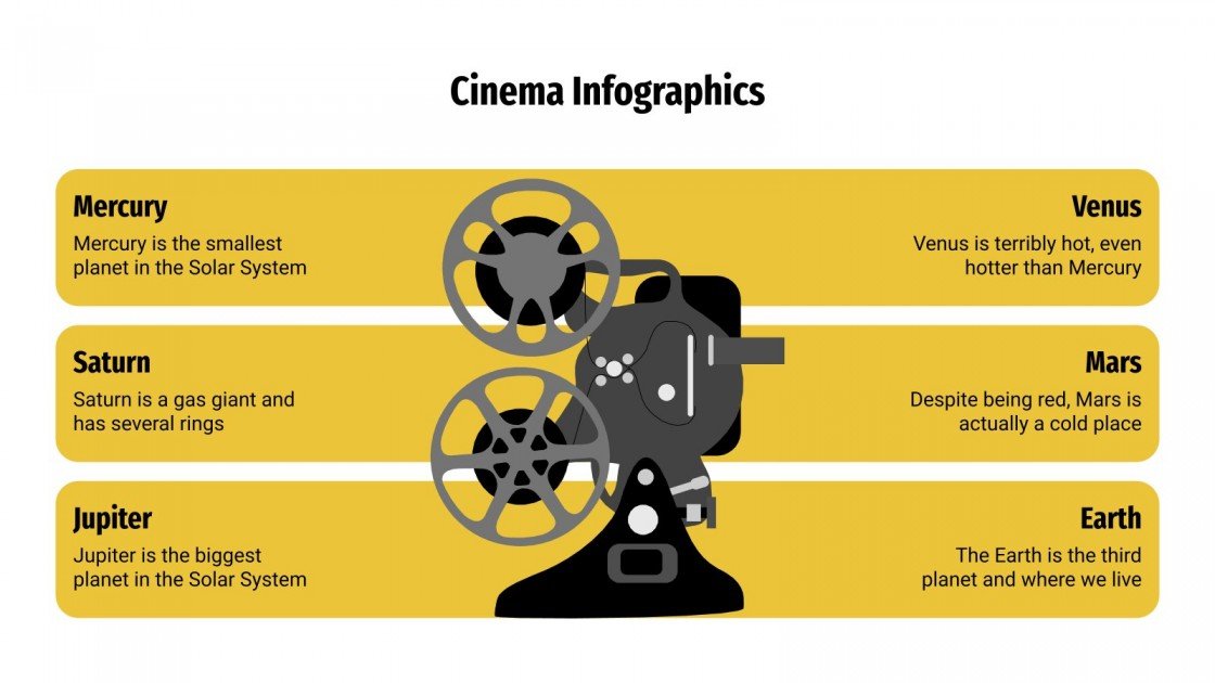 Cinema Infographics | Google Slides & PowerPoint Template