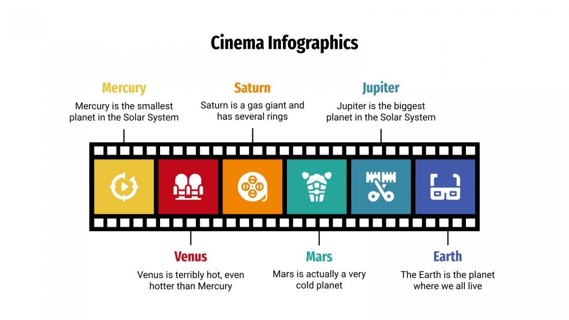 Cinema Infographics | Google Slides & PowerPoint Template