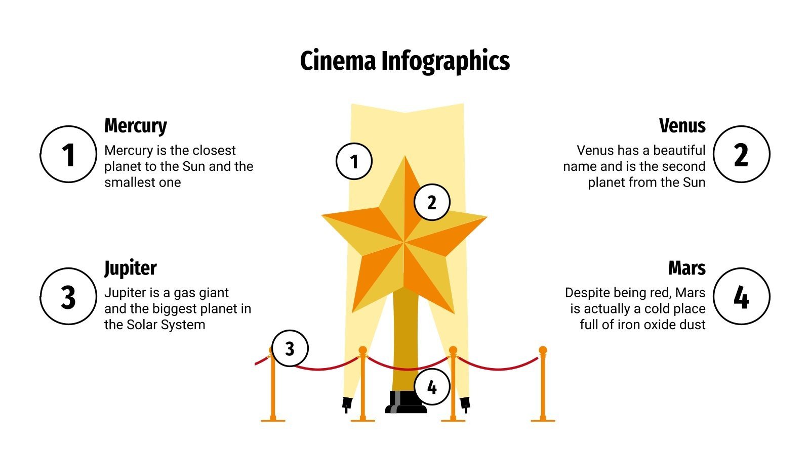 Cinema Infographics | Google Slides & PowerPoint Template