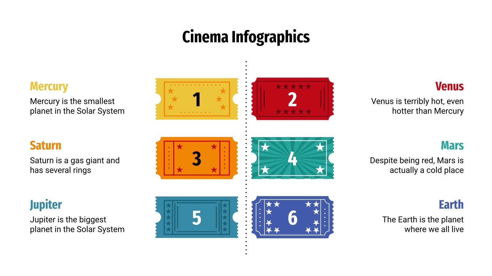 Cinema Infographics | Google Slides & PowerPoint Template