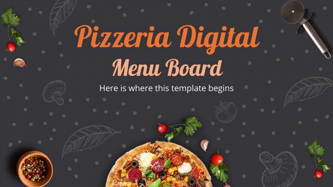 Plantillas gratuitas de Google Slides y PowerPoint sobre la pizza