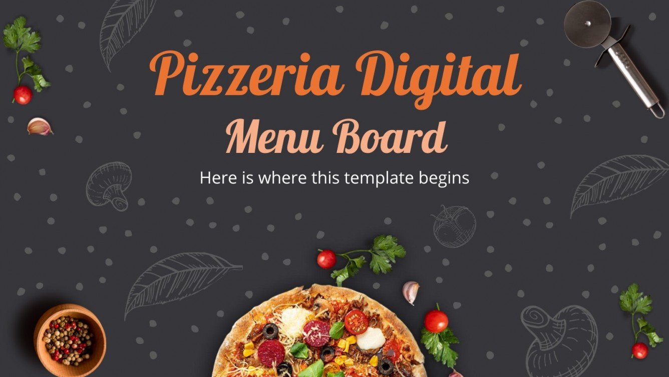 Plantillas gratuitas de Google Slides y PowerPoint sobre la pizza