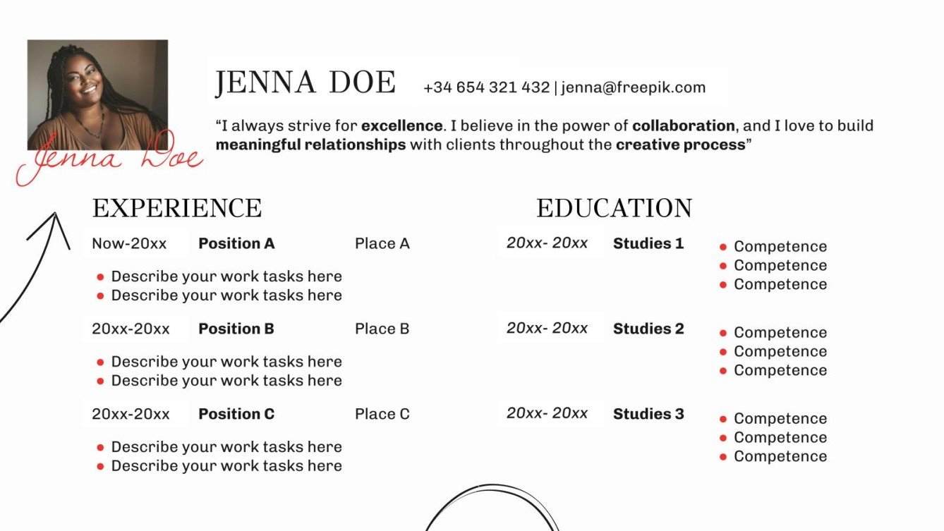 Doodle Portfolio Presentation
