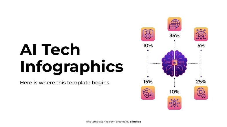 AI Tech Infographics Template