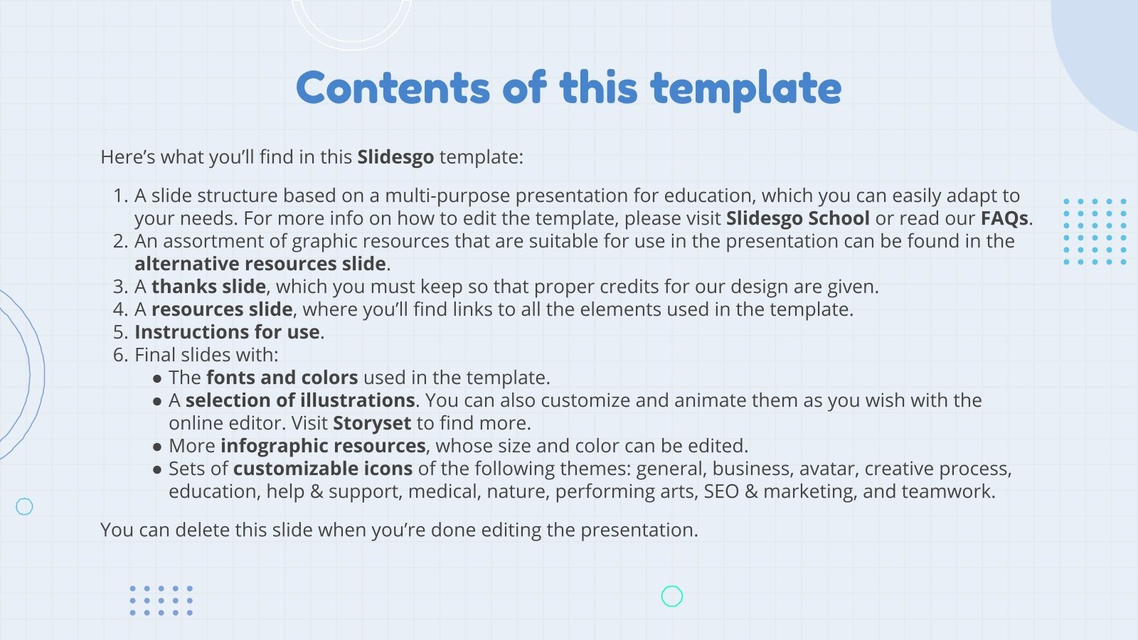 August Daily Slides | Google Slides and PowerPoint template