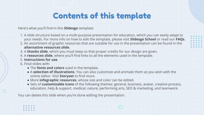 August Daily Slides | Google Slides and PowerPoint template
