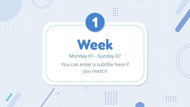 August Daily Slides | Google Slides and PowerPoint template