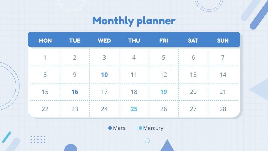 August Daily Slides | Google Slides and PowerPoint template