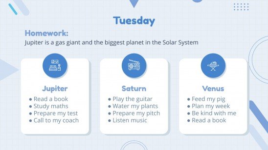 August Daily Slides | Google Slides and PowerPoint template