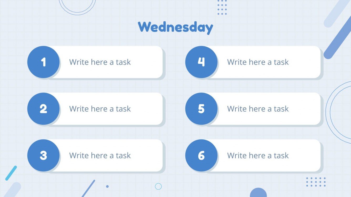 August Daily Slides | Google Slides and PowerPoint template