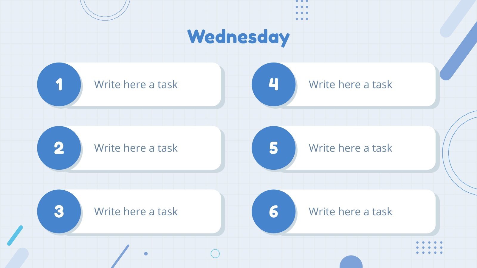August Daily Slides | Google Slides and PowerPoint template