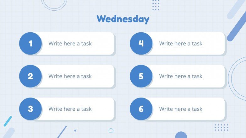August Daily Slides | Google Slides and PowerPoint template