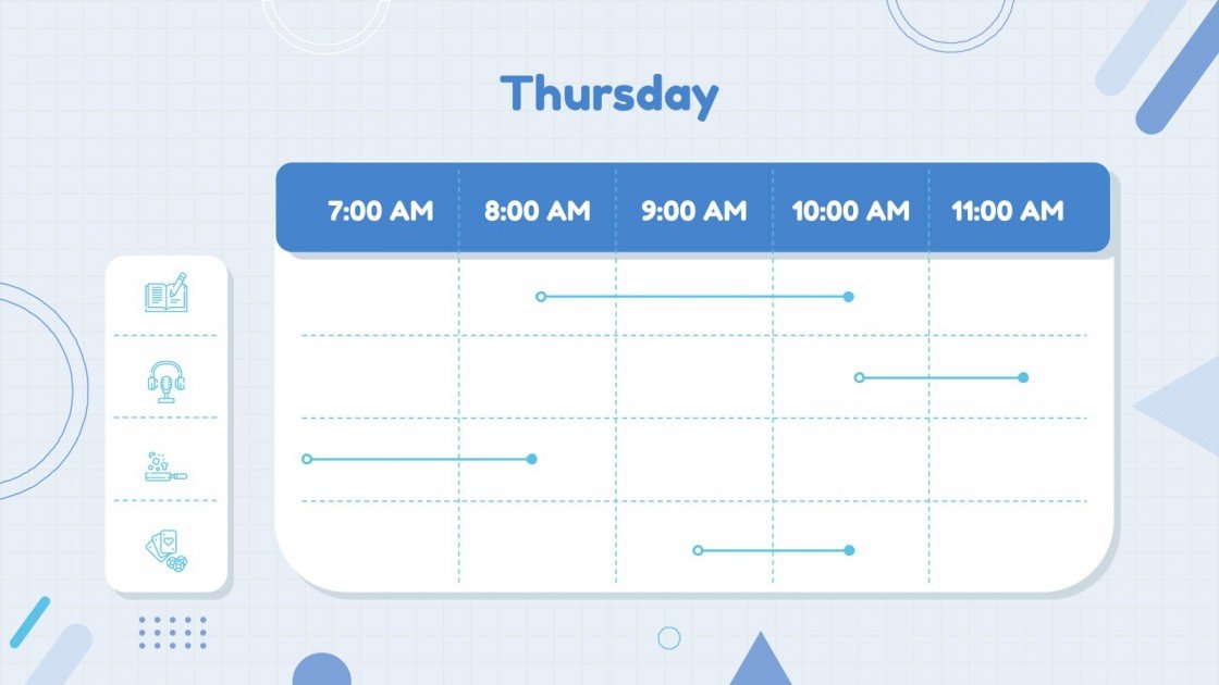 August Daily Slides | Google Slides and PowerPoint template