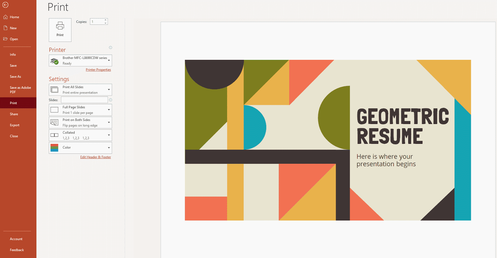 How To Print Presentations In PowerPoint Tutorial