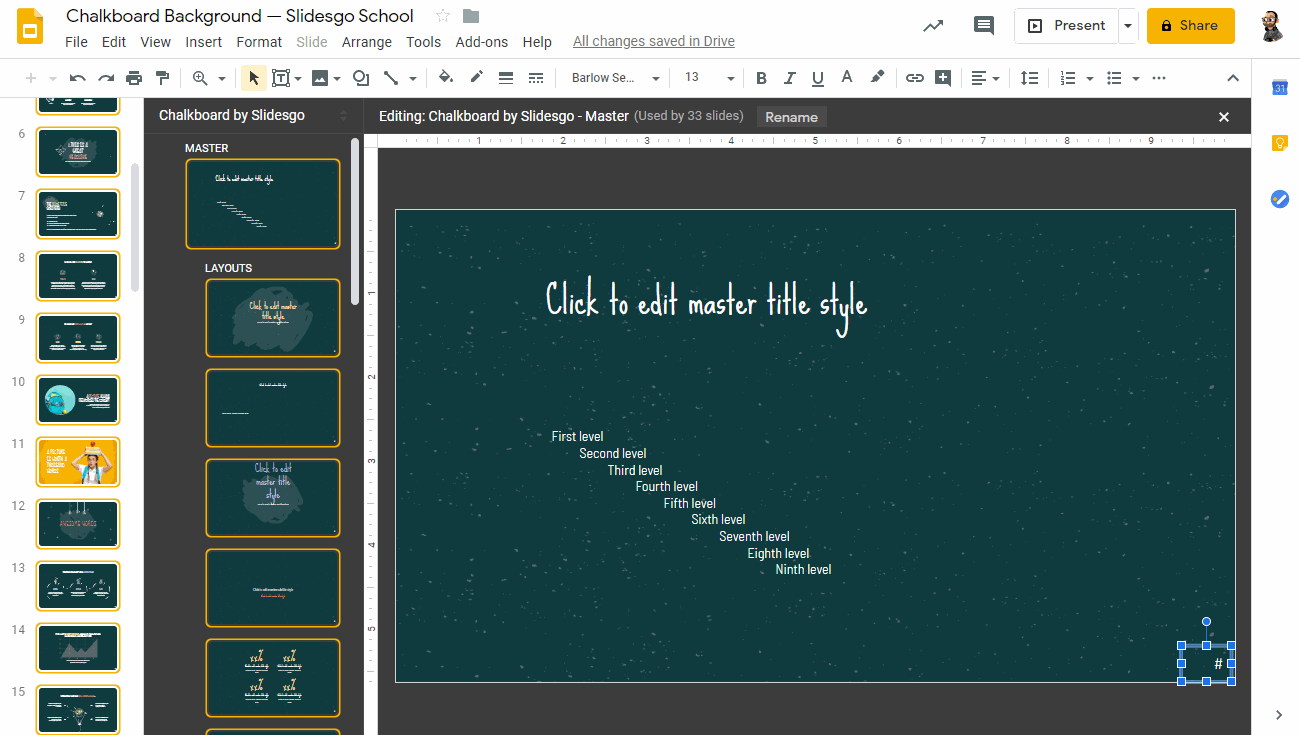 Change Page Numbers In Powerpoint Horizonlasopa