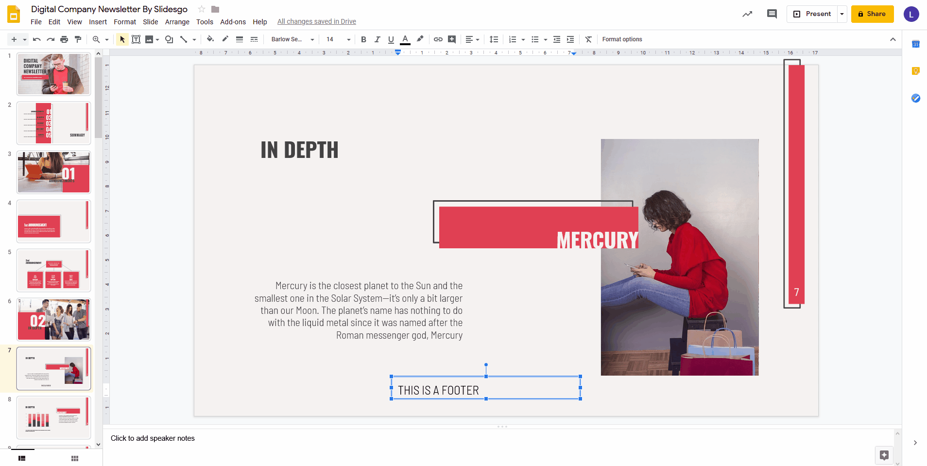 How To Add Footers In Google Slides Tutorial