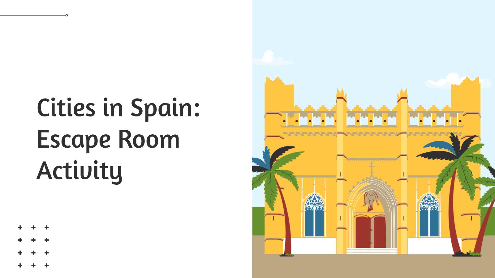 Presentación Ciudades de España: Actividad de Escape Room