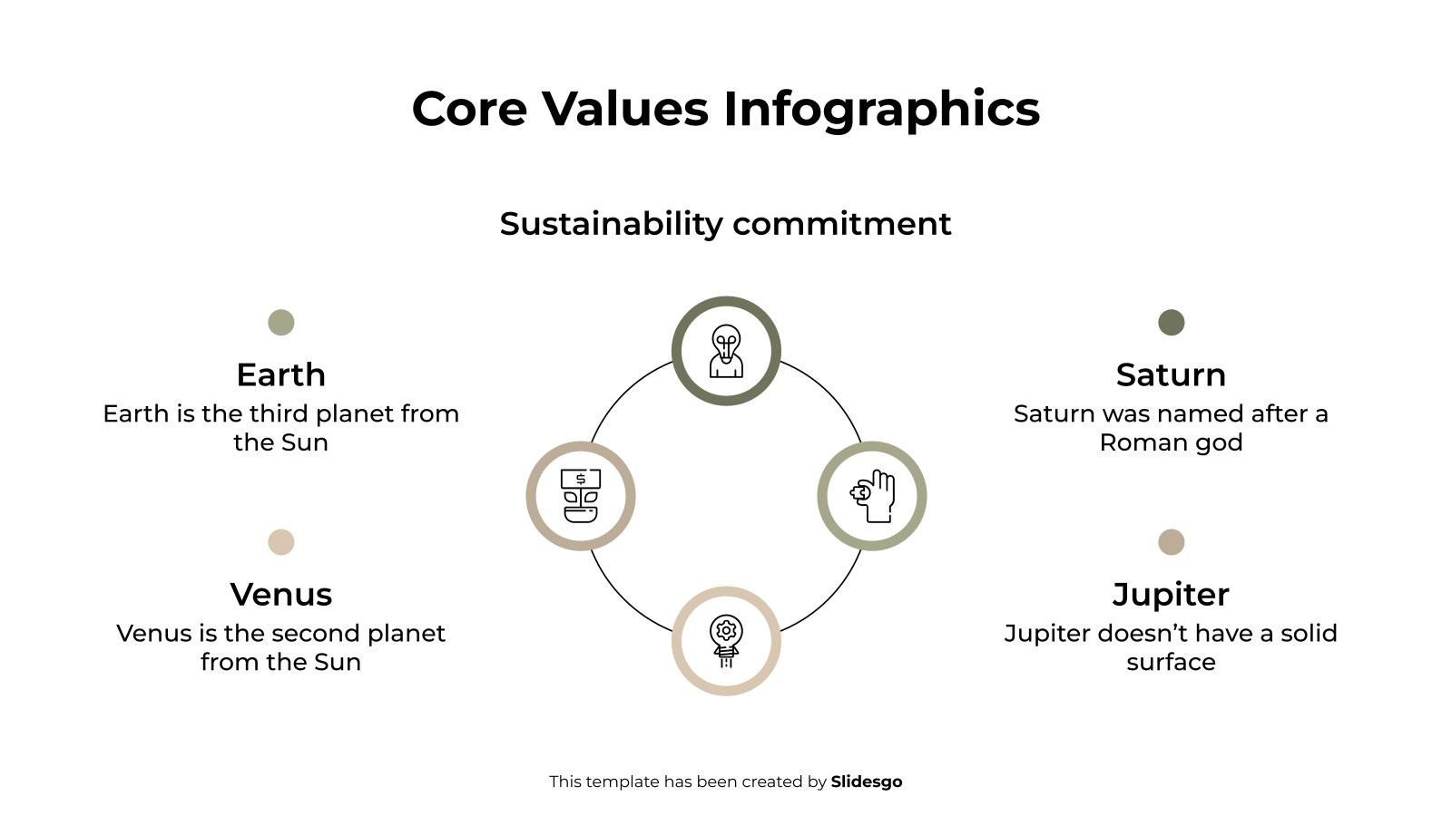 Core Values Infographics Template