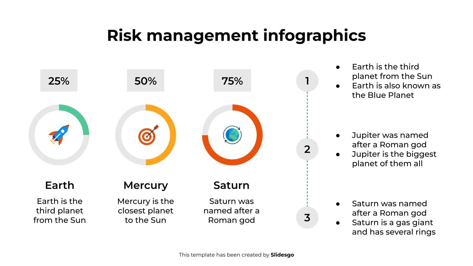Risk Management Infographics Template