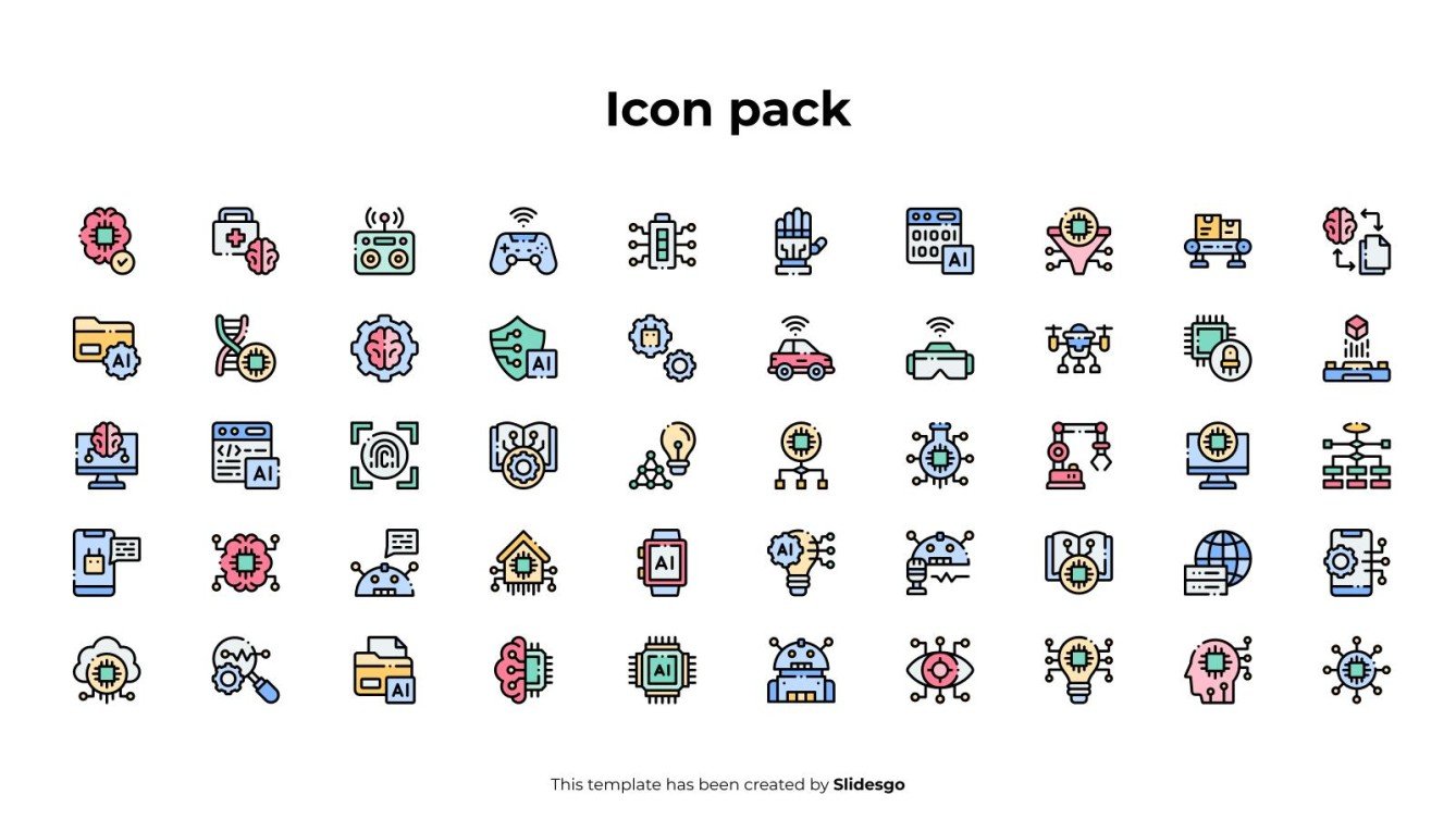 AI Decision Tree Infographics Template