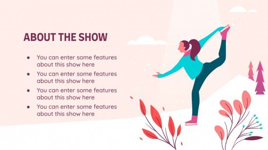 Wonderful Ice Skating Show | Google Slides & PPT template