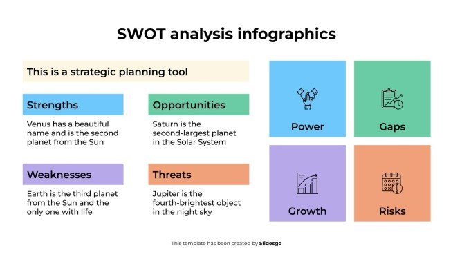 SWOT Analysis Infographics Template