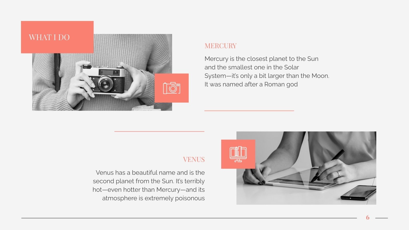 Photography Portfolio Google Slides Theme & PPT Template