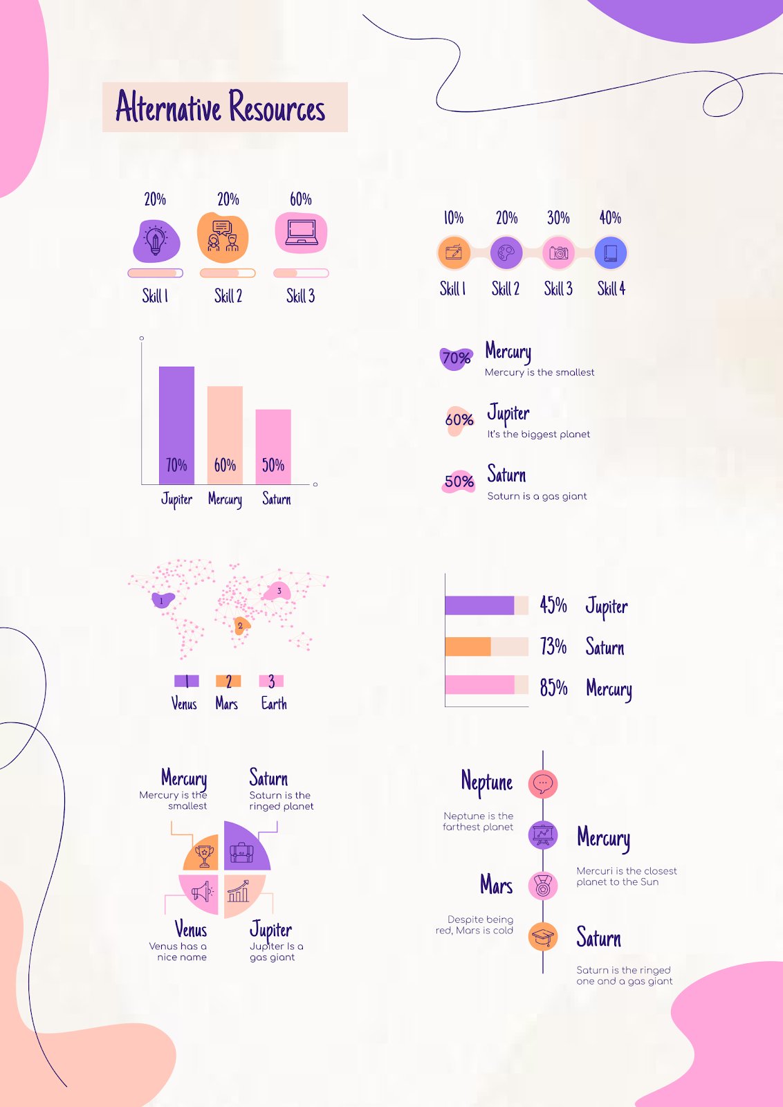 Printable & Buildable CV Cube: Illustrator | Google Slides & PPT