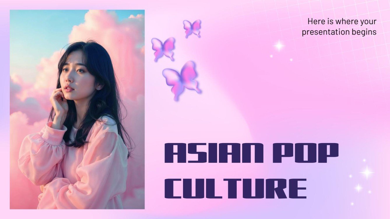 Free K-pop templates for Google Slides and PowerPoint