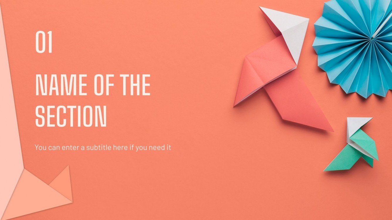 Taller de origami | Plantilla gratis de Google Slides y PowerPoint