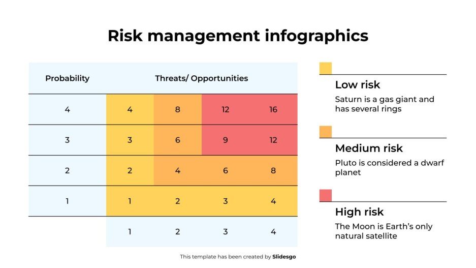 Risk Management Infographics Template