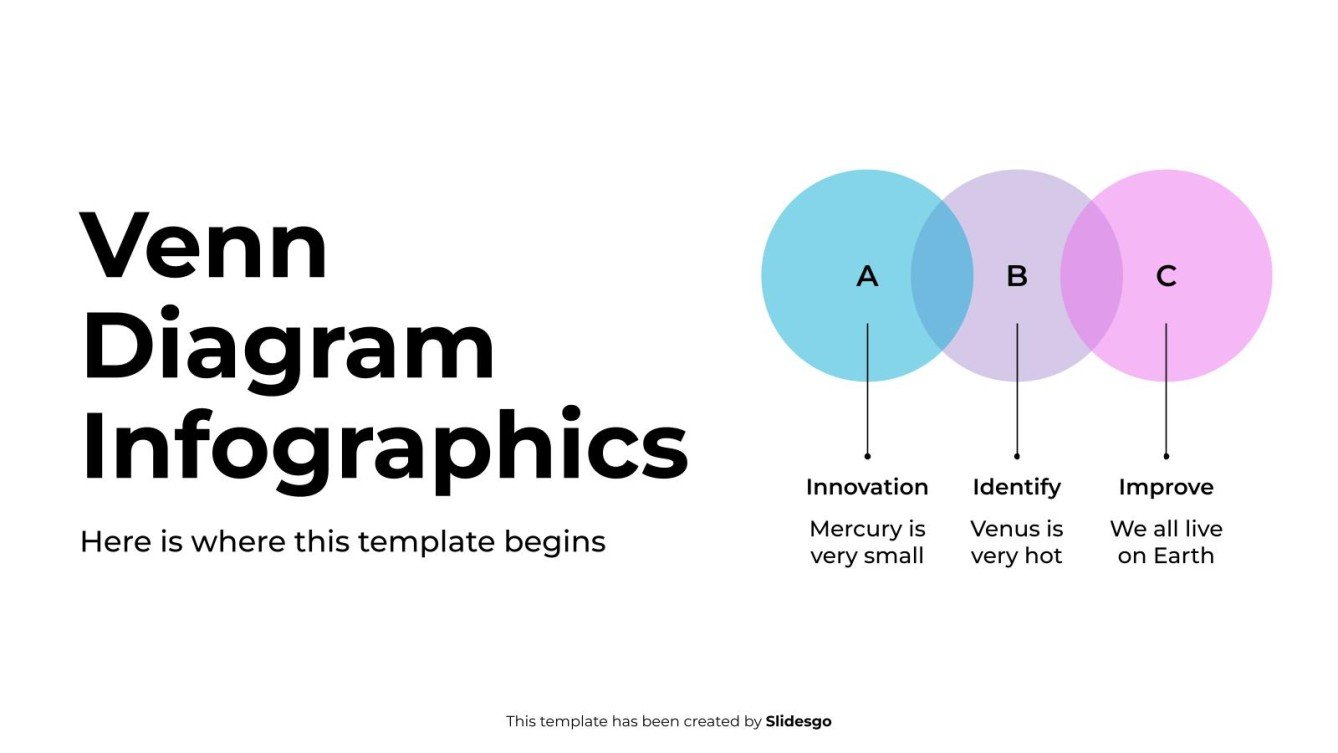 Venn Diagram Infographics Template
